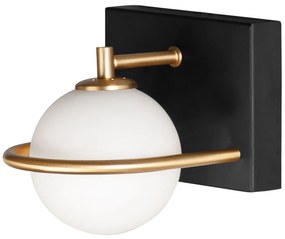 Nástěnná lampa KINKIET STYLE XI černá/zlatá