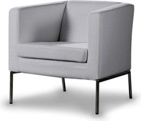 Potah na křeslo IKEA Klappsta barva šedá látka pletený vzor