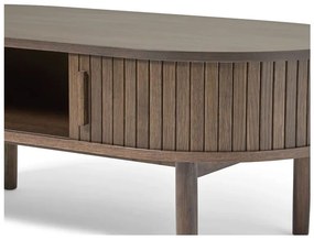 Designový konferenční stolek Palomino 120 cm tmavě hnědý dub