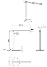 Fabas Luce 3550-30-102- LED Stmívatelná lampa IDEAL LED/10W/230V 3000-6000K bílá