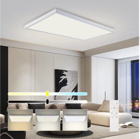 Brilagi-LED Stmívatelné koupelnové svítidlo FRAME SMART LED/96W/230V IP44 bíl+DO