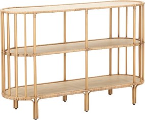 Designová konzole Gennipha 120 cm hnědá
