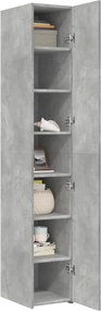 Skříň highboard betonově šedá 30x42,5x185 cm kompozitní dřevo 3281395