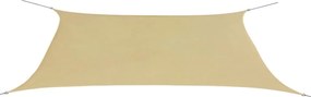 vidaXL Stínící plachta oxfordská látka obdélníková 4 x 6 m [42309] Barva: Béžová
