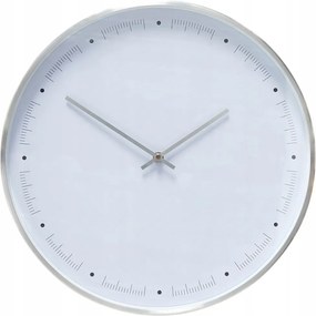 Hübsch Clock Nástěnné hodiny 40 cm Stříbrné