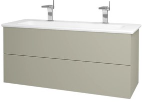 Dřevojas Koupelnová skříň VARIANTE SZZ2 120 (umyvadlo Euphoria) Varianta: M05 Béžová mat / M05 Béžová mat