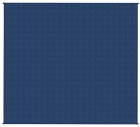 Zátěžová deka modrá 200 x 230 cm 9 kg textil,  3154858