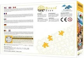 Brain Tree Puzzle Dovolená na pláži / 1000 dílků / od 14 let