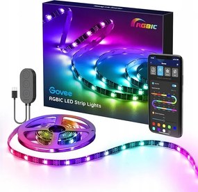 Led Páska Rgbic Govee 2 M, Podpora Usb Tv Počítače Pomocí Aplikace