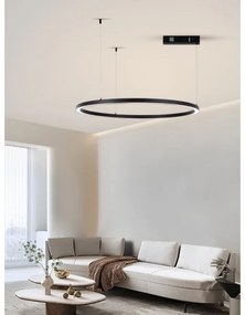 Immax NEO 07215L-LED Stmívatelný lustr na lanku FINO 60W/230V 80cm černá Tuya+DO