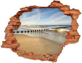 Wallmuralia Nálepka fototapeta 3D Pláž Baltské moře 90x70 cm