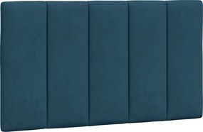 Postel s matrací Hanko modrá 90 x 200 cm samet 3208578