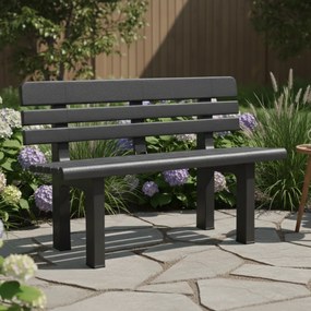 Záhradní lavice GENZIANA, 110x52x71cm, antracitová I.P.A.E-Progarden
