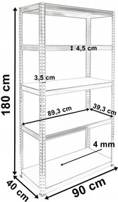 Regál skladovací G9040 MDF