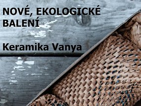 Keramika Vanya Aromalampa  KVĚT ŽIVOTA - černá