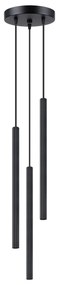 Sollux Lighting Závěsné svítidlo ARCHE 3P Černá