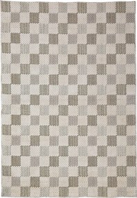 Zelený pratelný koberec s příměsí bavlny 155x230 cm Muted Checkerboard – Flair Rugs
