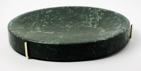 Luxusní mramorový odkládací podnos Pau Marble ST Green Indian 27cm