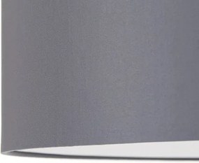 Brilliant 93522/63  Stropní lustr ANDRIA šedá textilie, průměr 60cm