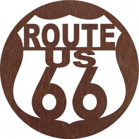 Dřevěná cedule Route 66 - Dekorace interiéru | SENTOP PR0411