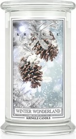 Winter Wonderland – Kringle Candle – velká svíčka se dvěma knoty (624 g)