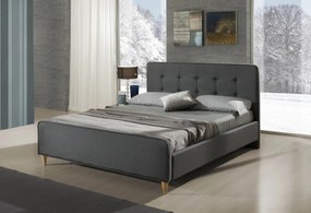 CASARREDO Čalouněná postel 180x200 CHIARI šedá