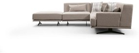 Designová rohová sedačka Kessya béžová - pravá