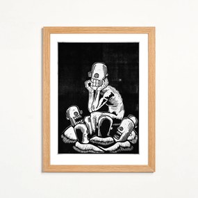 Hugo Rayman | Conte Ugolino Rám: Černý, Velikost: 30 x 20 cm