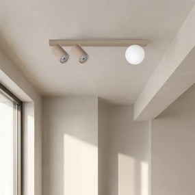 BRILAGI - Bodové svítidlo SELE BALL 2xGU10/30W/230V + 1xG9/10W béžová