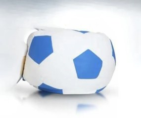 Sedací vak malá bílo modrá fotbalový míč TiaHome