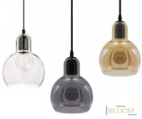 ACA DECOR Závěsné stropní svítidlo BLOOM max. 40W/E27/230V/IP20, černé