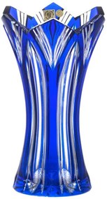 Váza Lotos, barva modrá, výška 230 mm