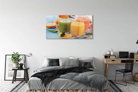 akrylový obraz Koktejly barevných skel 125x50 cm