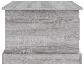 Konferenční stolek šedý sonoma 50 x 50 x 35 cm kompozitní dřevo - Default Title