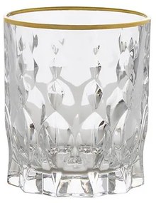 BOHEMIA PRESTIGE CONTE GOLD SKLENICE NA WHISKY 340ML SADA 6 KS