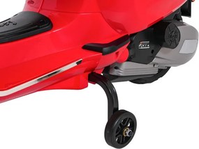 Elektrický skútr Vespa ROMA červený