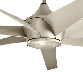 Kichler KLF-LEHR-80-AS - Stropní ventilátor LEHR IP44 + dálkové ovládání