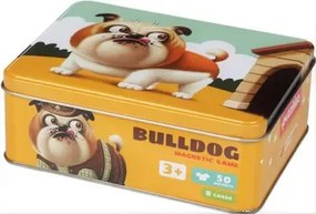 Puzzlika 14262 Buldoček - psí móda - magnetická hra 50 dílků a 8 předl