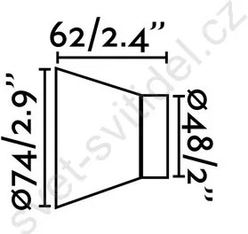 FARO Barcelona Faro 62300 - Nástěnné svítidlo KERA 1xE27/15W/230V FA62300