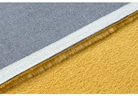 Dywany Luszczow Kusový koberec BUNNY, zlatá, imitace králíčí kožešiny Rozměr koberce: 160 x 220 cm