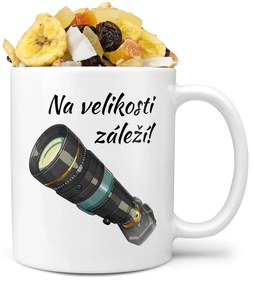 Hrnek Na velikosti záleží (Náplň hrníčku: Tropická směs)