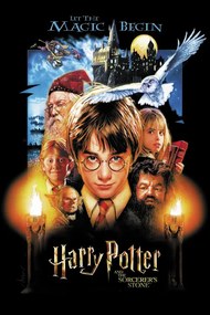 Umělecký tisk Harry Potter - Let the magic begin, (26.7 x 40 cm)