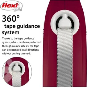 Flexi Comfort Plus L pásek 5m červené / Vodítko