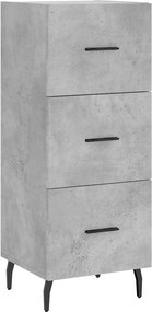 Skříň highboard betonově šedá 34,5x34x180 cm kompozitní dřevo 3200213
