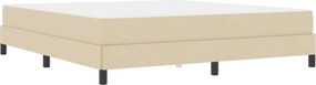 Postel s boxspringem Krémová 180 x 200 cm textil 3398512