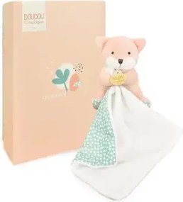 Doudou Plyšová liška s dečkou 11 cm / od 0 měsíců