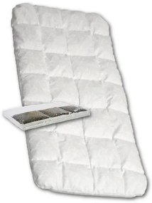 NEW BABY molitanová matrace do kočárku 75 x 35 cm bílá