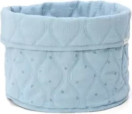 Little Dutch Košík textilní oboustranný velký Pure Denim Blue