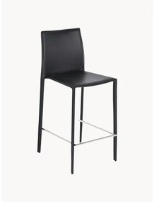 Barová židle z kůže Boréalys, 2 ks