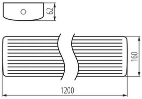 Svítidlo Kanlux MEBA LED 22-40W NW/WW 33891
